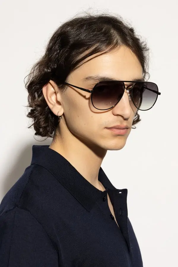 Golden Goose Aviator Sunglasses - Black | Editorialist display picture 1