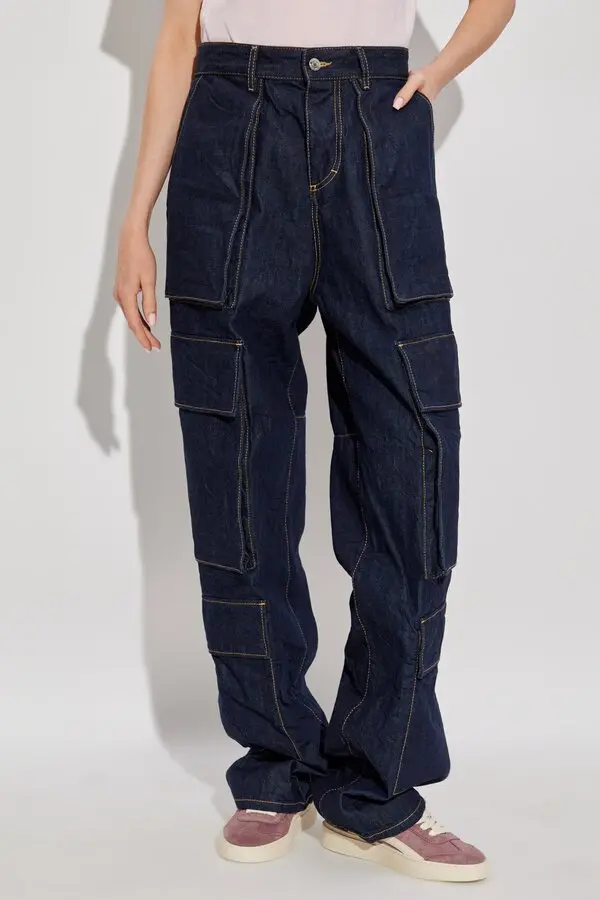 Dsquared2 Eros" Boyfriend Jeans With Cargo Pockets