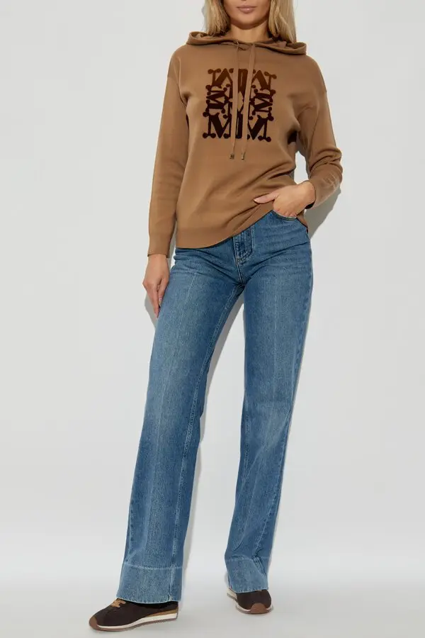 Max Mara Taddeo Wool Sweatshirt - Brown