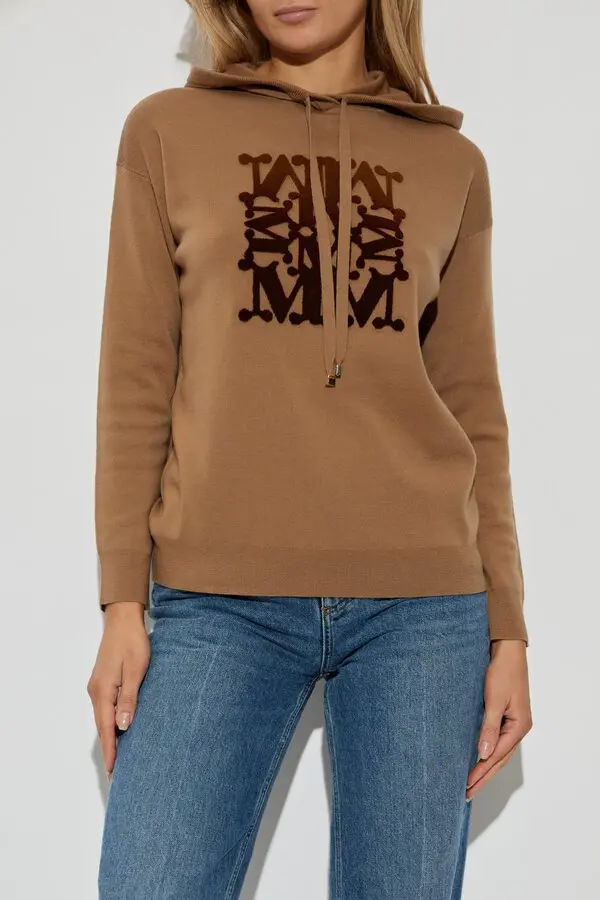 Max Mara Taddeo Wool Sweatshirt - Brown