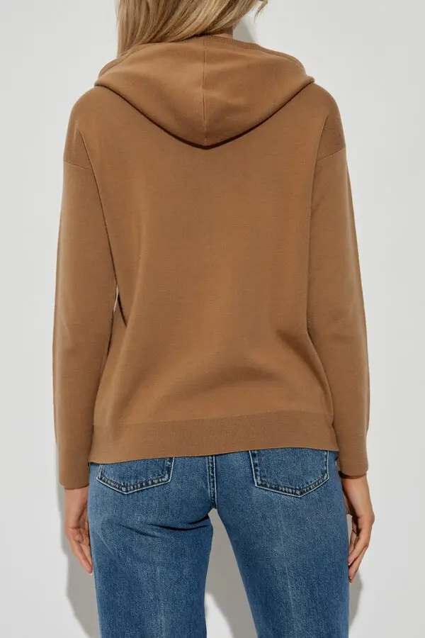 Max Mara Taddeo Wool Sweatshirt - Brown
