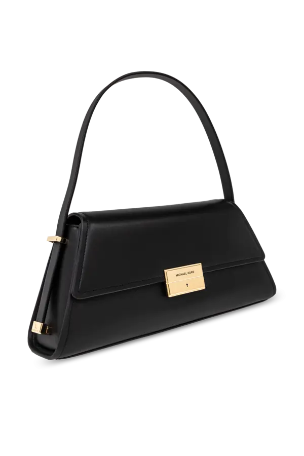 Michael Kors Shoulder Bag In Genuine Leather - Black