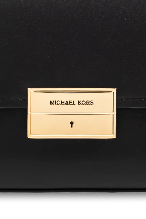 Michael Kors Shoulder Bag In Genuine Leather - Black