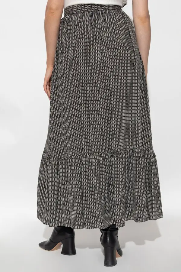 Chloé Silk Maxi Skirt With Pockets