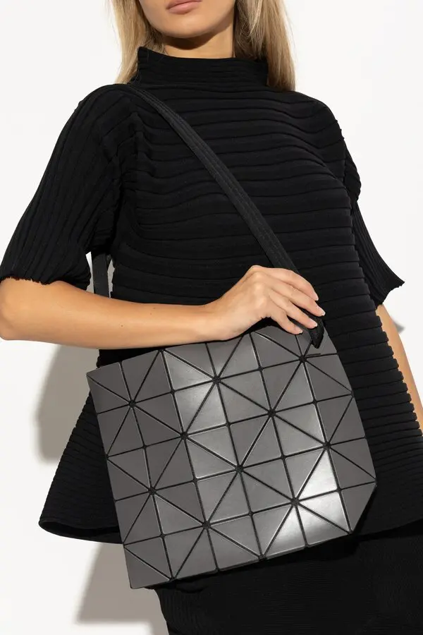 Issey Miyake Geometric Shoulder Bag - Grey