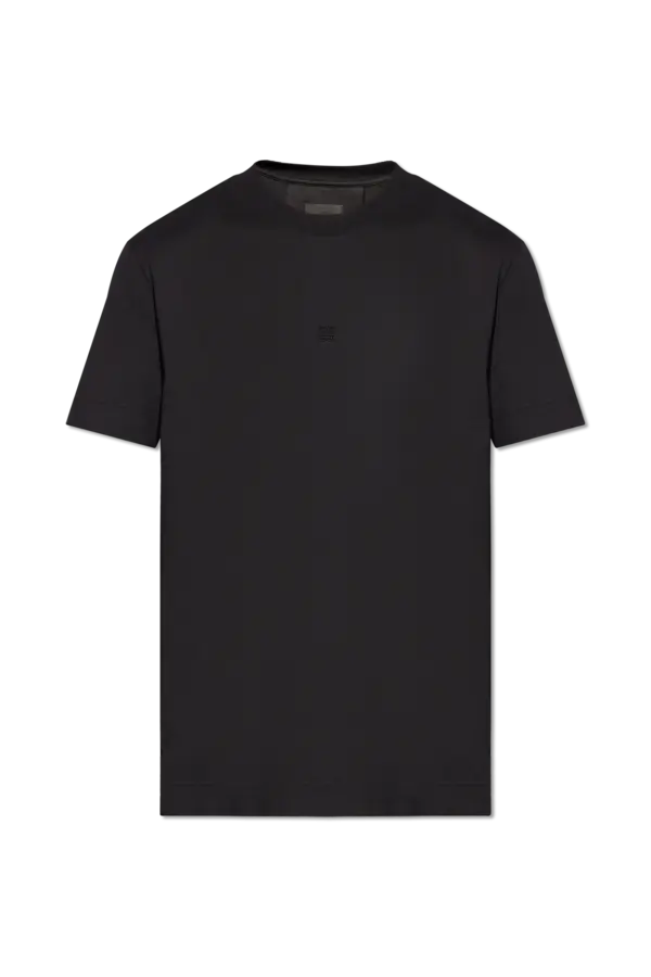 Givenchy T-shirt With Monogram - Black