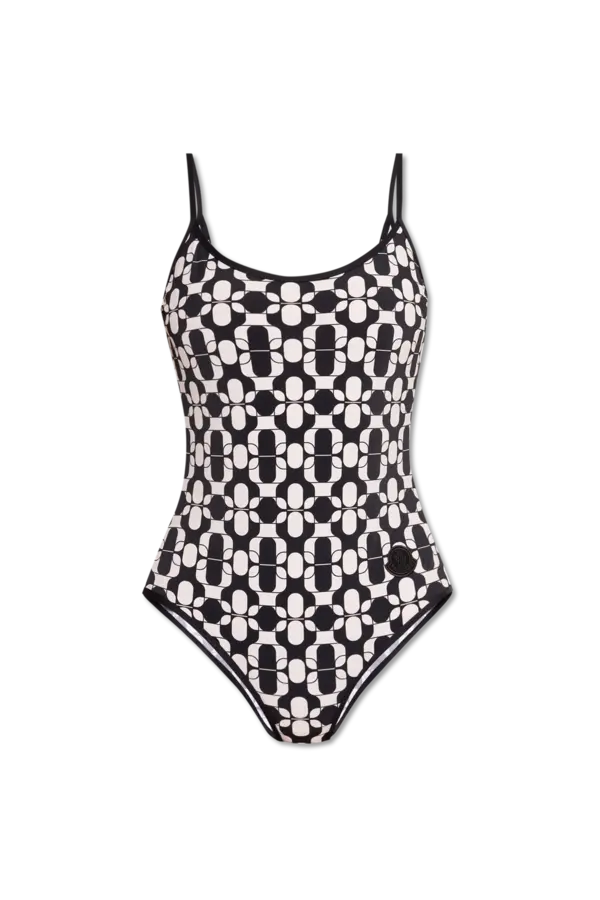 Moncler Geometric One-piece Swimsuit - Black