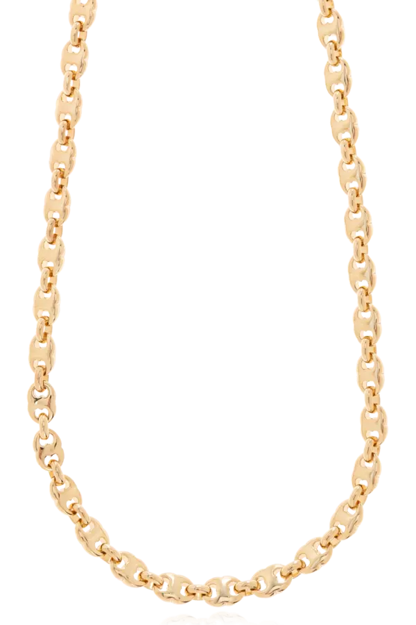 Tory Burch Brass Link Necklace - Gold