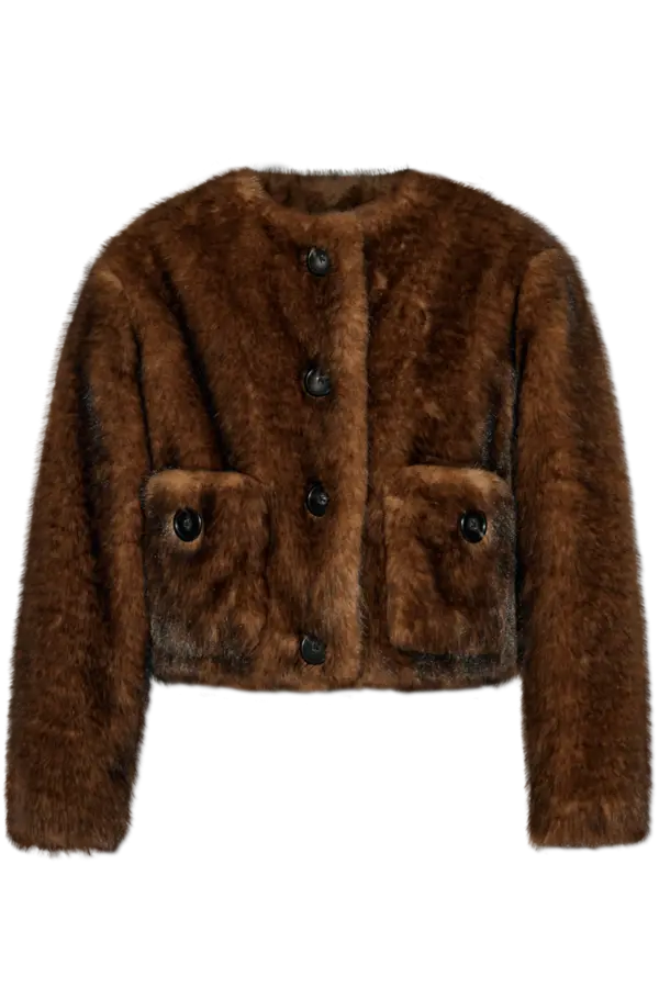 Marc Jacobs Faux Fur Jacket