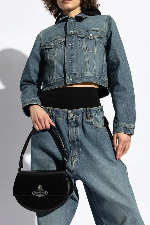 VIVIENNE WESTWOOD Leather Shoulder Bag