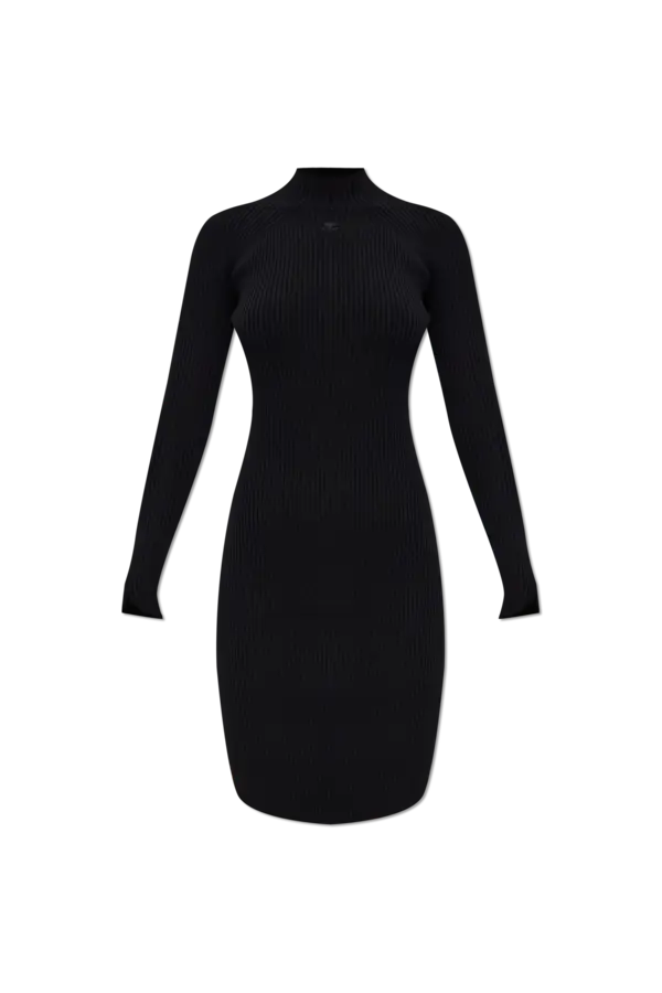 COURREGES Ribbed Mini Dress