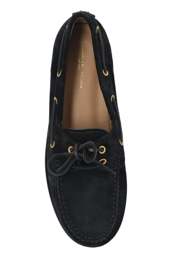 GIANVITO ROSSI Vandee Shoes - Navy Blue