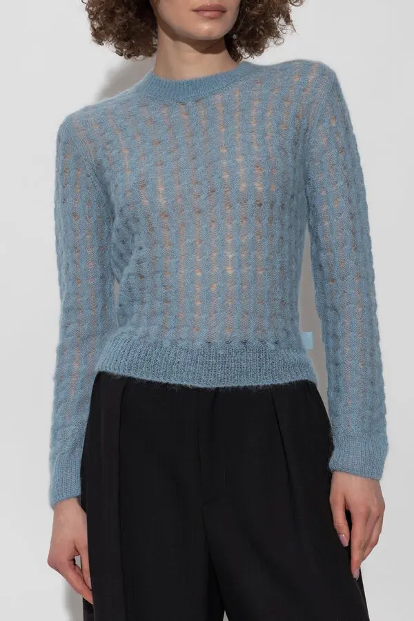 Loewe Round Neck Mohair-blend Sweater