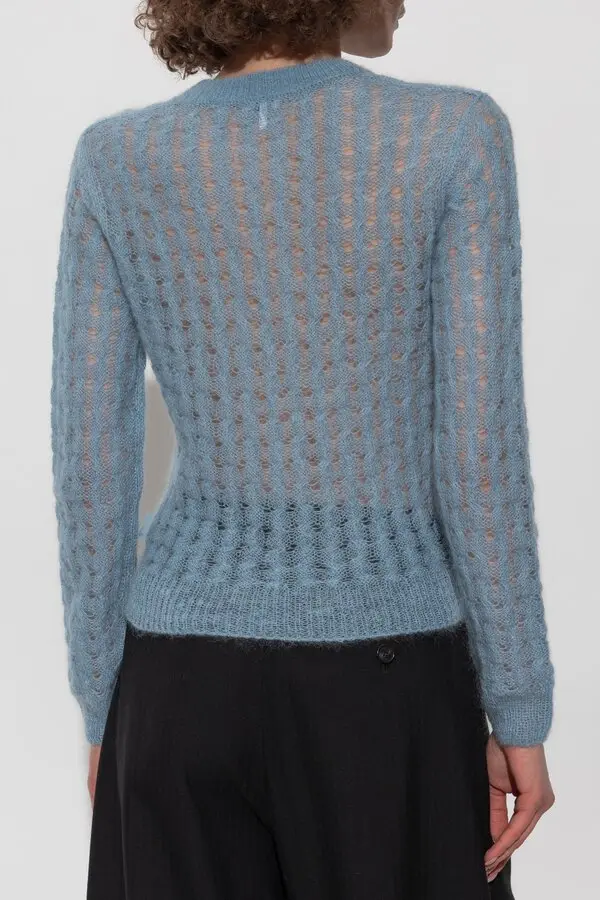 Loewe Round Neck Mohair-blend Sweater