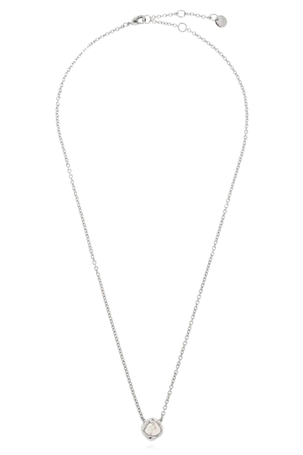 Fendi Necklace With Pearl Pendant