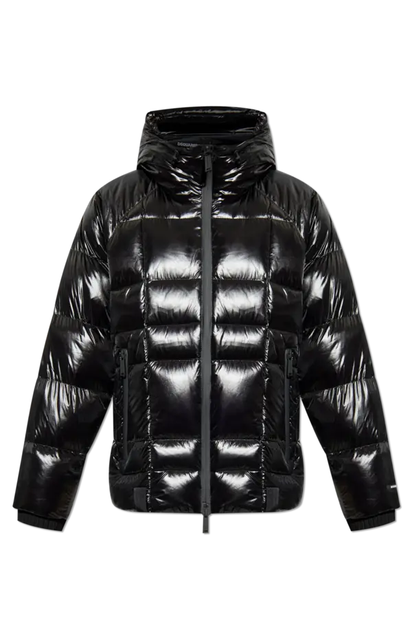 Dsquared2 Down Jacket With Hood - Black