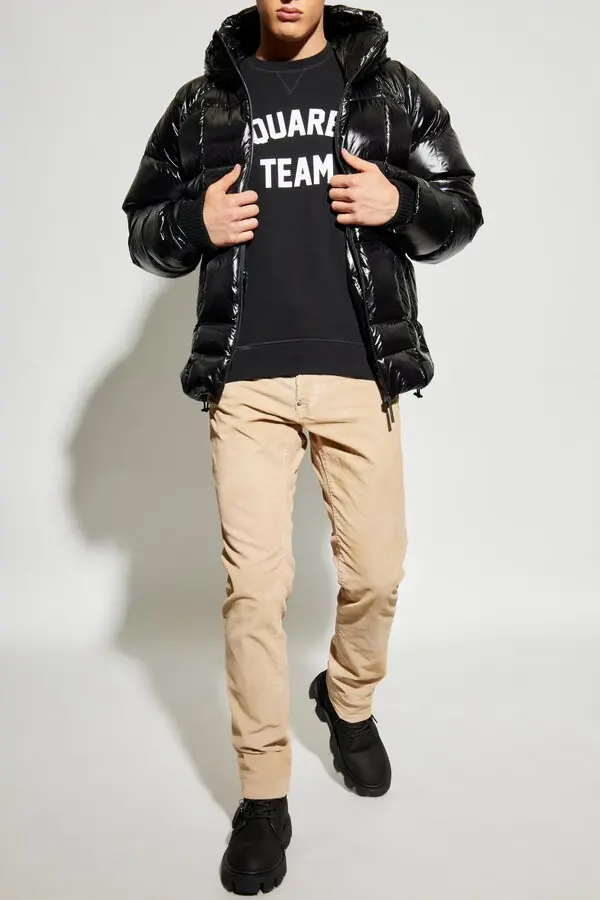 Dsquared2 Down Jacket With Hood - Black