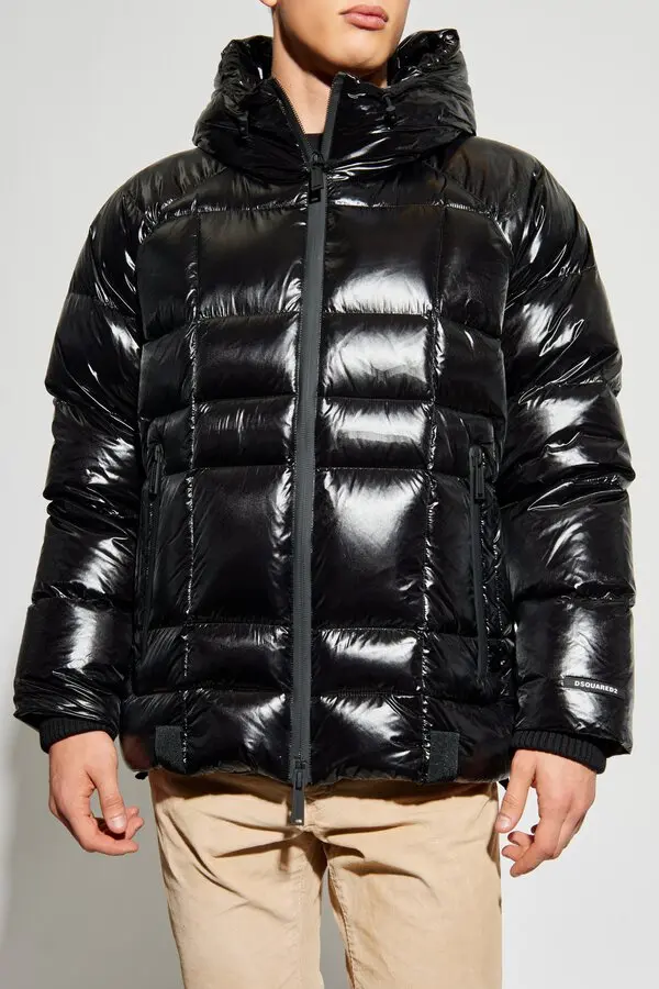 Dsquared2 Down Jacket With Hood - Black