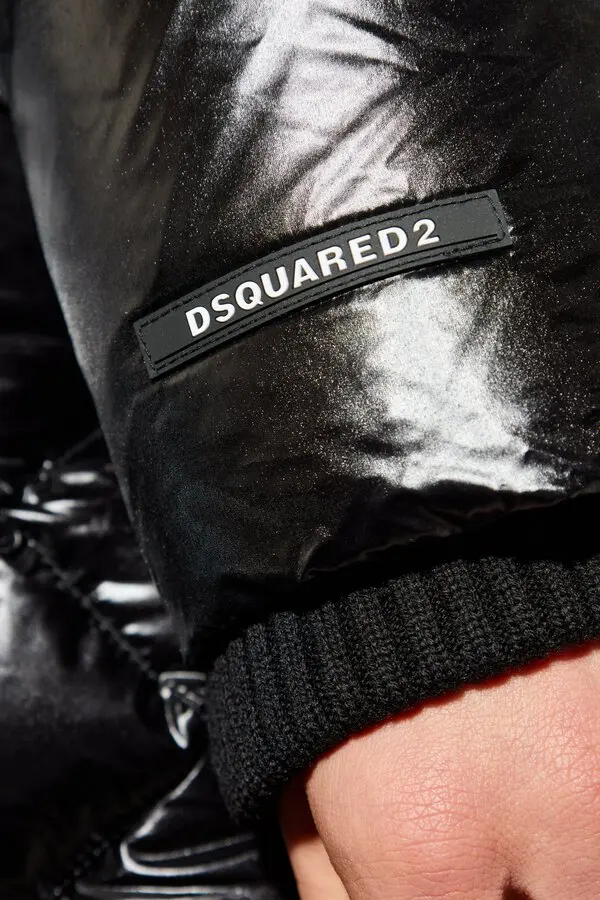 Dsquared2 Down Jacket With Hood - Black