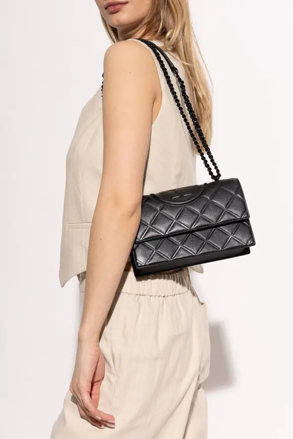 Tory Burch Fleming Small Shoulder Bag - Black