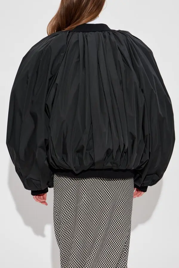 Balenciaga Draped Bomber Jacket