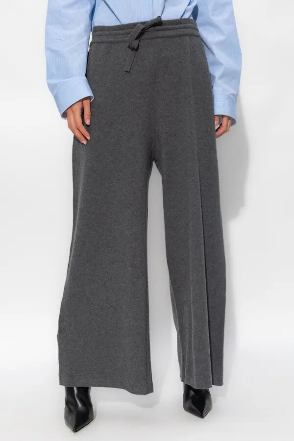 JIL SANDER Cashmere Wide-leg Trousers