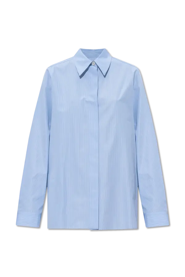 JIL SANDER Striped Cotton Shirt