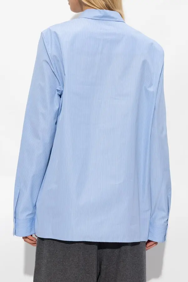 JIL SANDER Striped Cotton Shirt