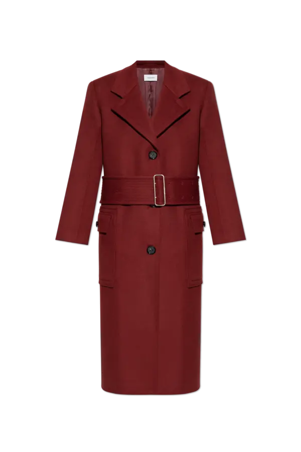 FERRAGAMO Wool And Cashmere Blend Coat - Red