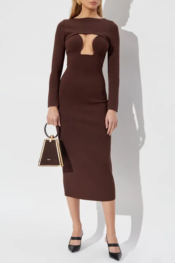 Cult Gaia Jenny Dress With Top - Brown