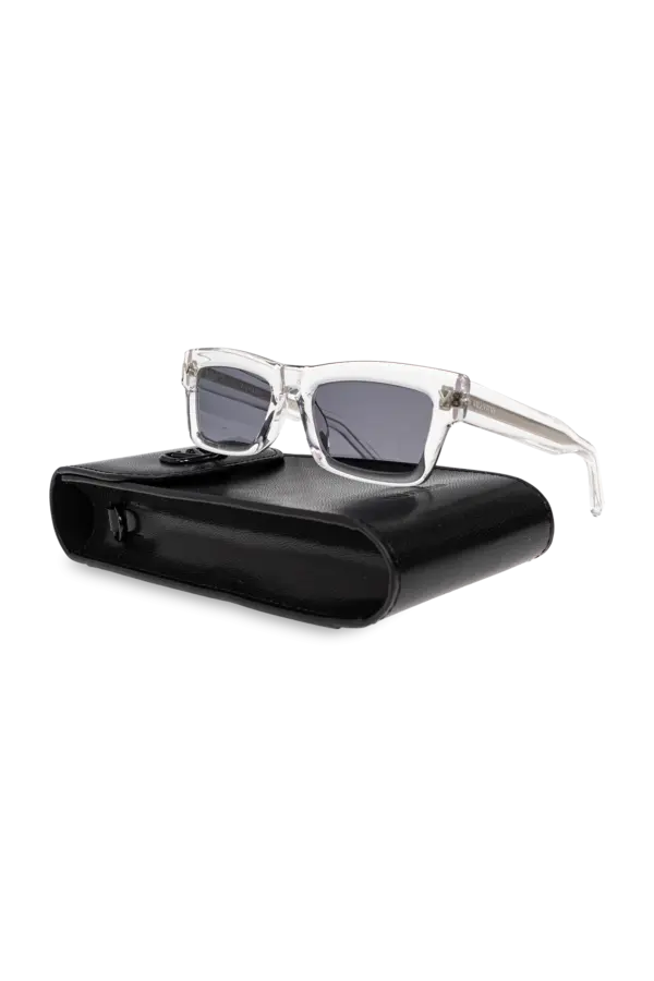 Valentino Garavani Rectangular Sunglasses With Logo - White