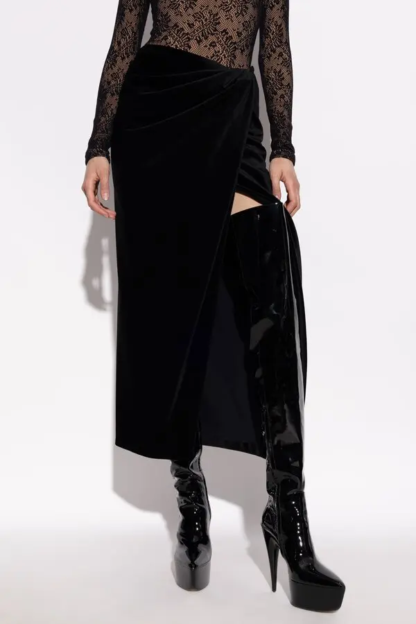 Balenciaga Velour Skirt