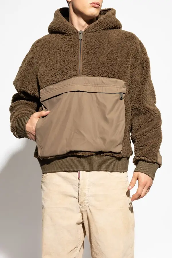 Dsquared2 Fleece Hoodie - Brown