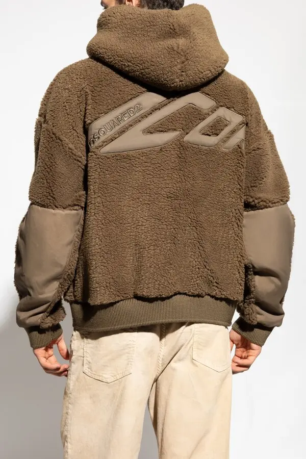 Dsquared2 Fleece Hoodie - Brown