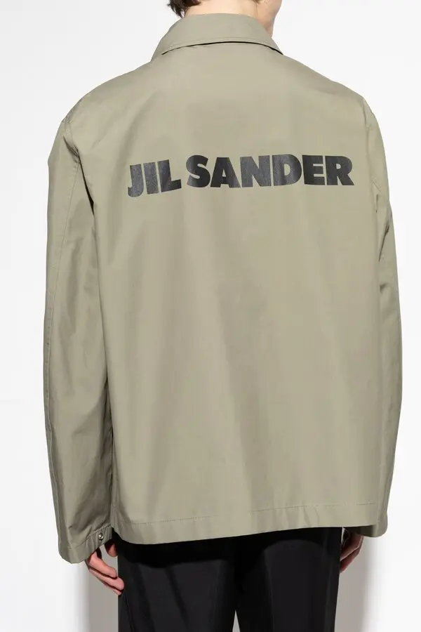 JIL SANDER Collared Jacket - Green