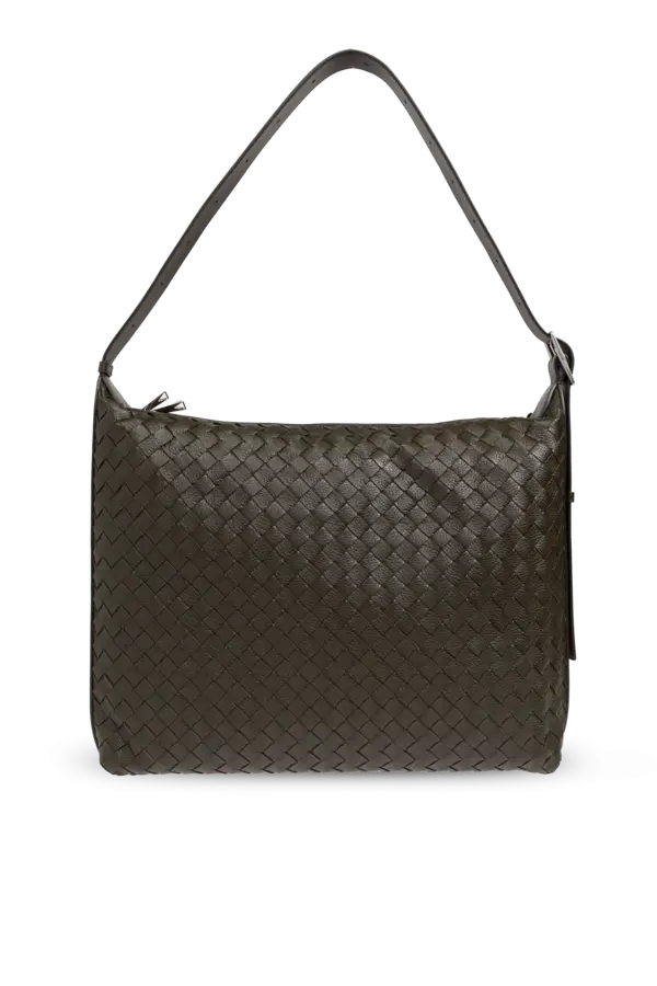 Bottega Veneta Leather Shoulder Bag - Green