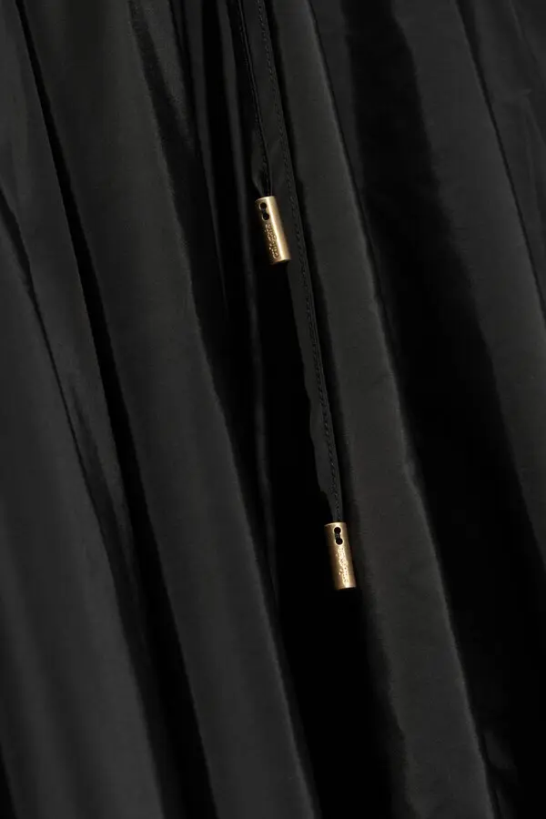 Cult Gaia Rosalee Flared Midi Skirt - Black