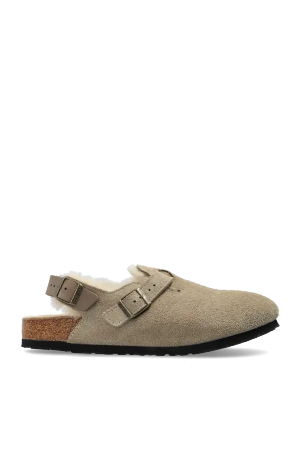 BIRKENSTOCK Tokio Inside Shearling Shoes - Beige