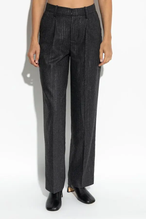 Zadig&Voltaire Creased Trousers With Lurex Thread