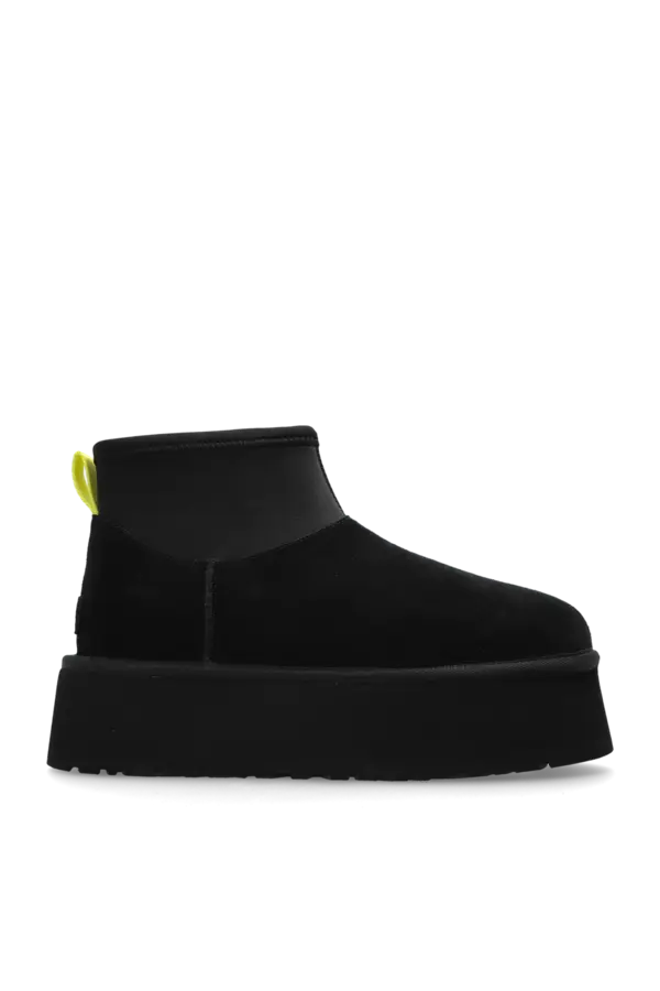 UGG Classic Mini Dipper Platform Snow Boots - Black