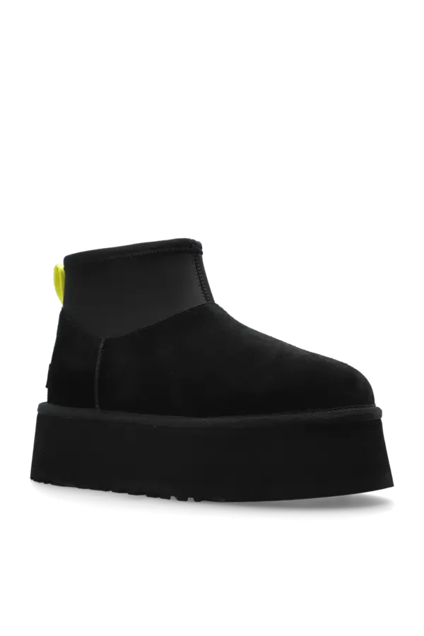 UGG Classic Mini Dipper Platform Snow Boots - Black