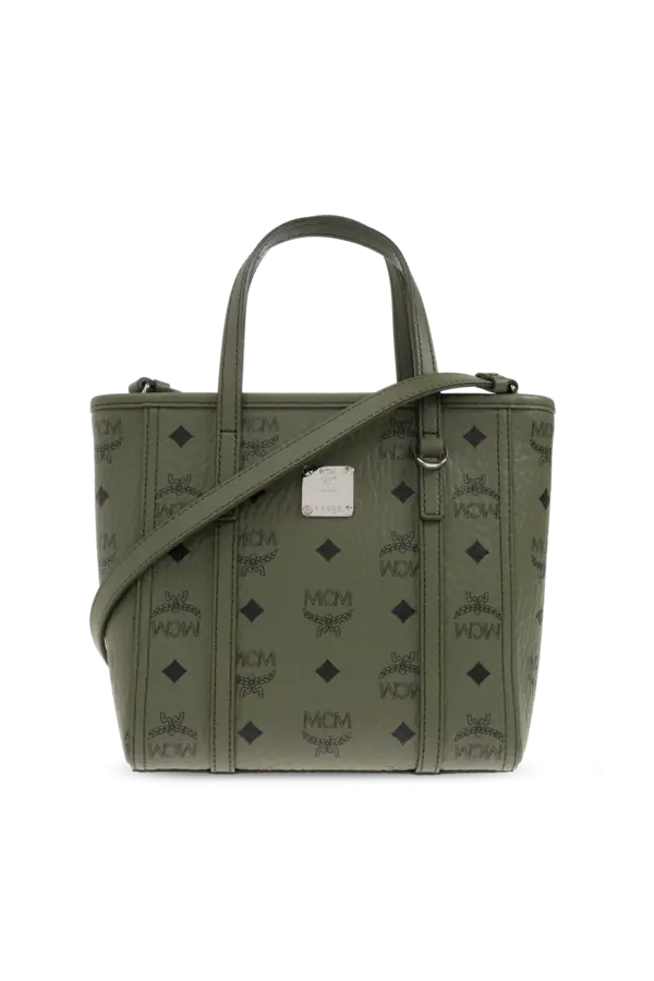 Mcm Handbag With Visetos Print - Green