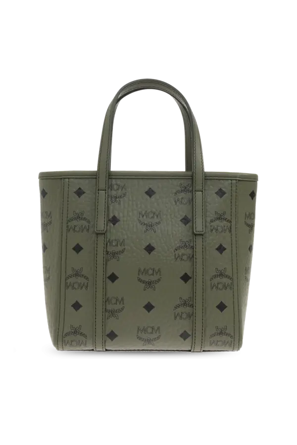 Mcm Handbag With Visetos Print - Green
