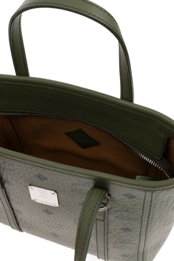 Mcm Handbag With Visetos Print - Green