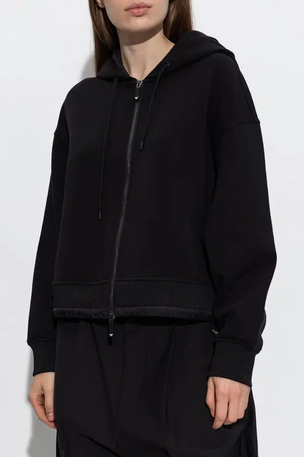 Emporio Armani Hooded Zip-up Sweatshirt
