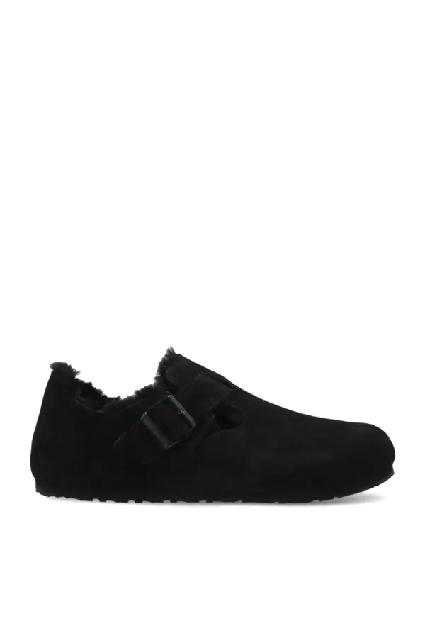 BIRKENSTOCK London Suede Shoes - Black