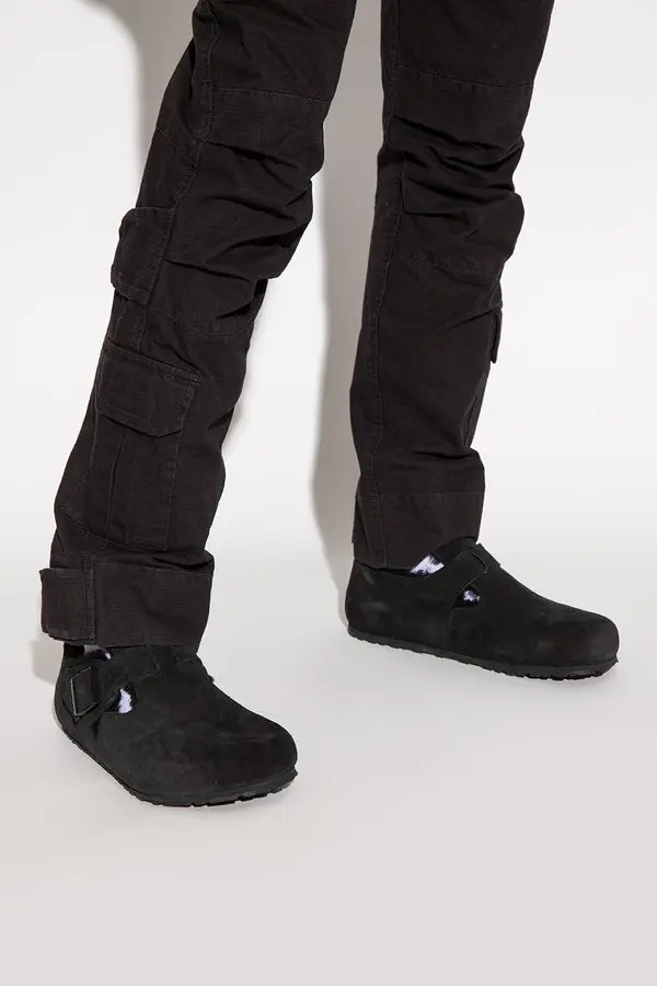 BIRKENSTOCK London Suede Shoes - Black