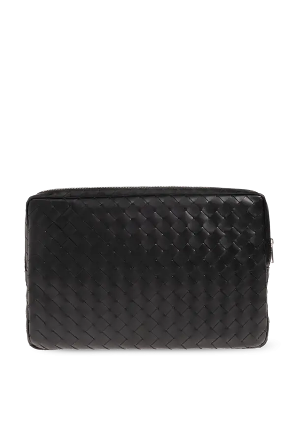 Bottega Veneta Intrecciato Weave Handbag - Black