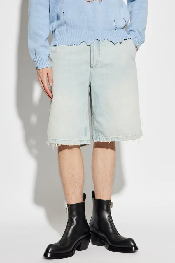 Alexander McQueen Denim Shorts