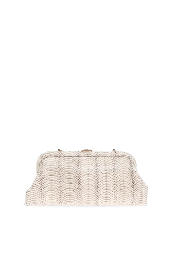 JIMMY CHOO Skylar Embossed Leather Clutch